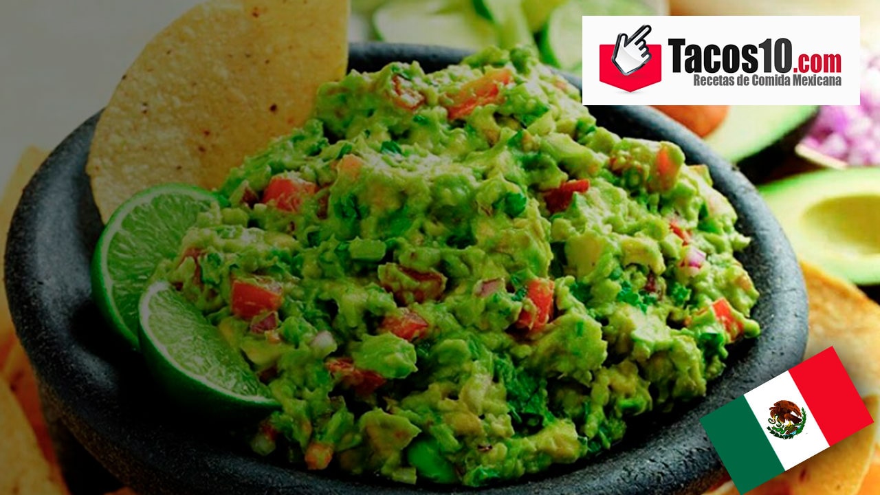 ¿Cómo hacer Guacamole Casero? Comidas Mexicanas【Tacos10】