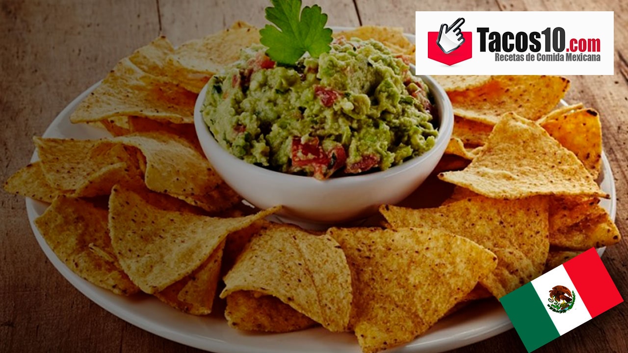 ¿Cómo hacer Guacamole con Nachos? Comidas Mexicanas【Tacos10】