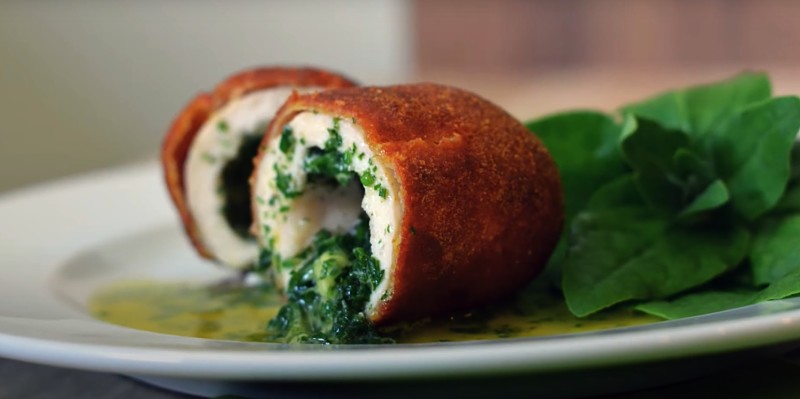 SUCUELENTA RECETA de Pechuga de pollo a la Kiev【Mx 2021】